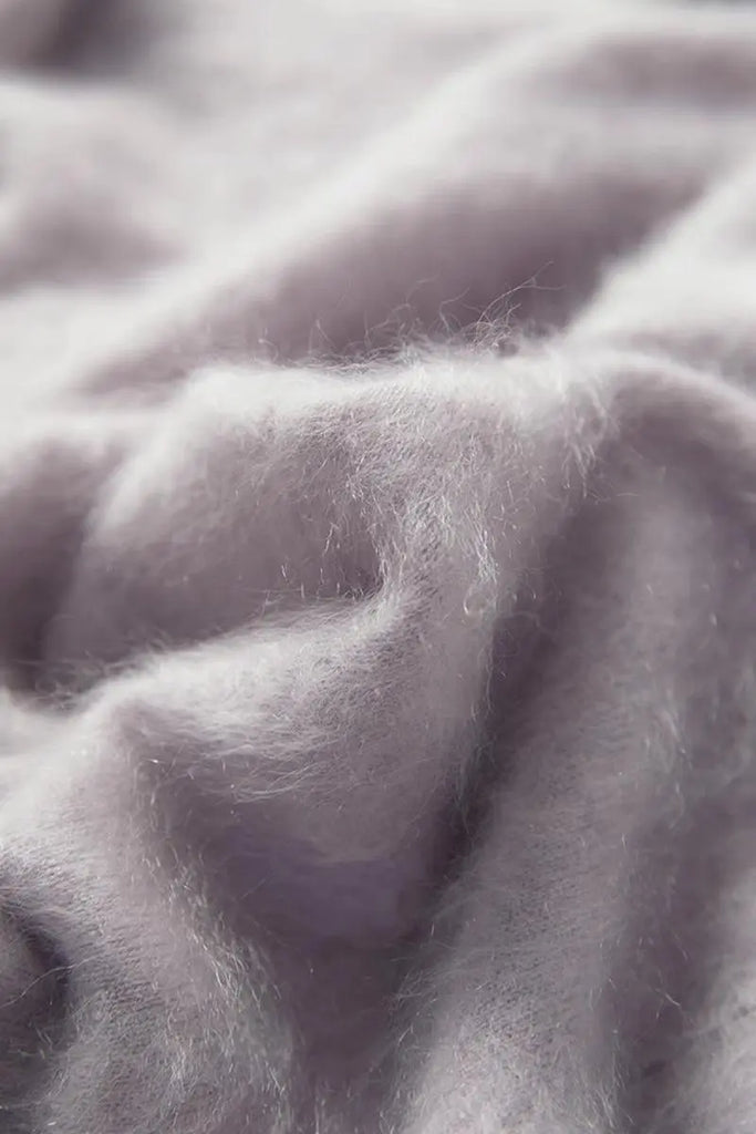 Fibflx Women's Luxe Open Front Fuzzy Brushed Cashmere Duster Cardigan